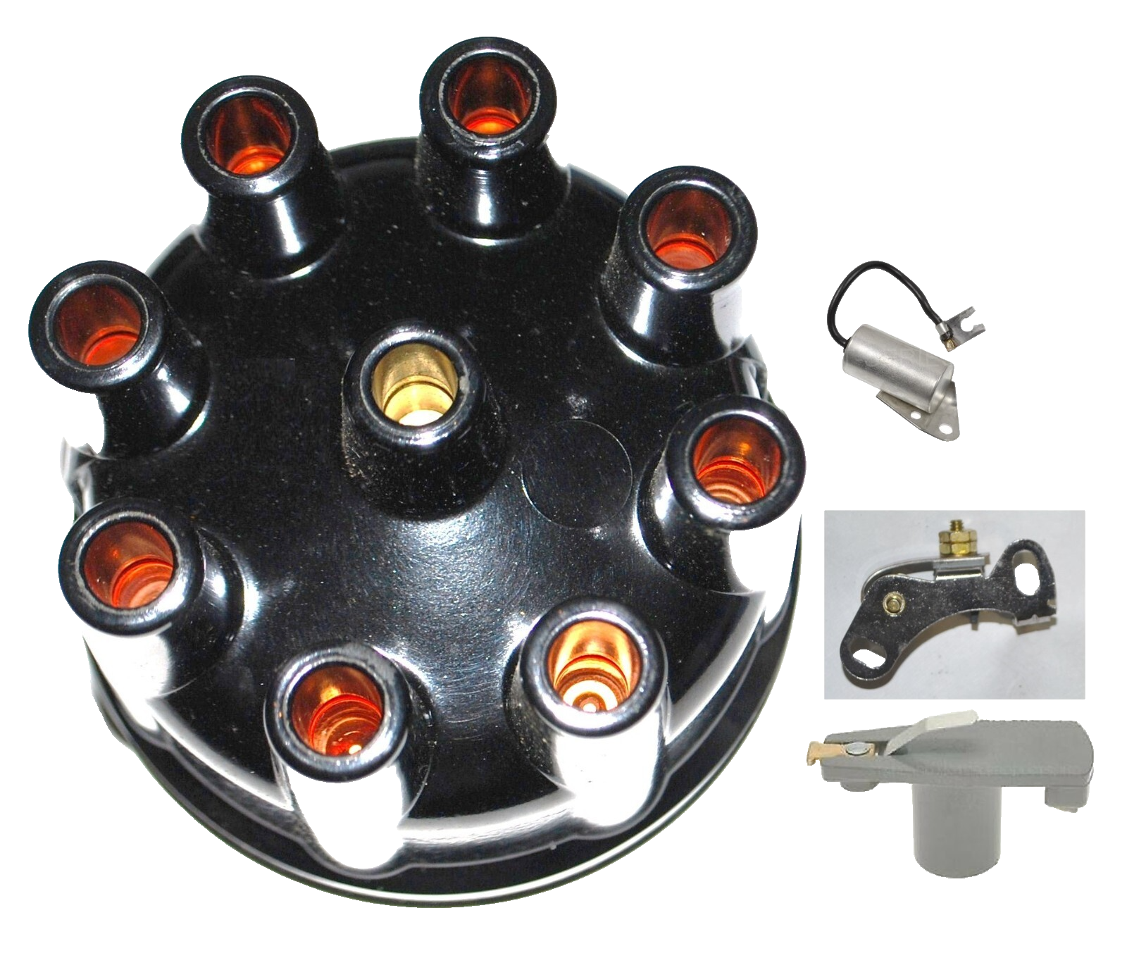 DISTRIBUTOR CAP ROTOR POINTS CONDENSER FORD MERCURY 289 302 351 400 428 ...