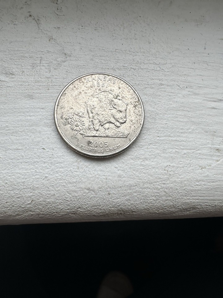 2005 Kansas Quarter Error “legs. | eBay