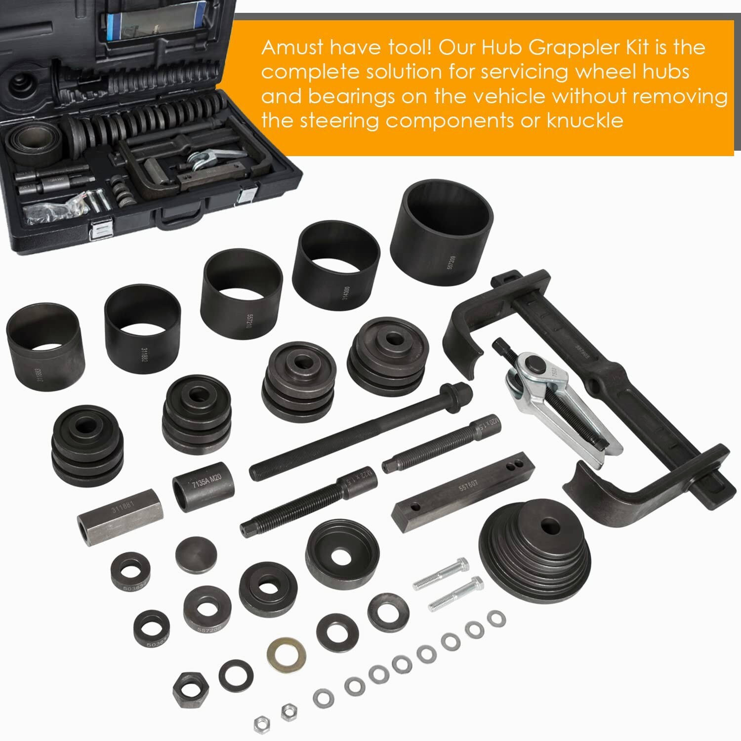 6575 Hub Grappler Kit for on Vehicle Wheel Hub and Bearing Removal ...