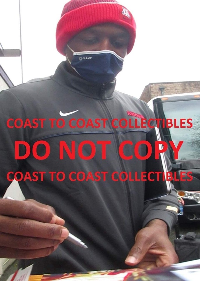 Jason Terry Arizona Wildcats autographed basketball 8x10 photo proof ...