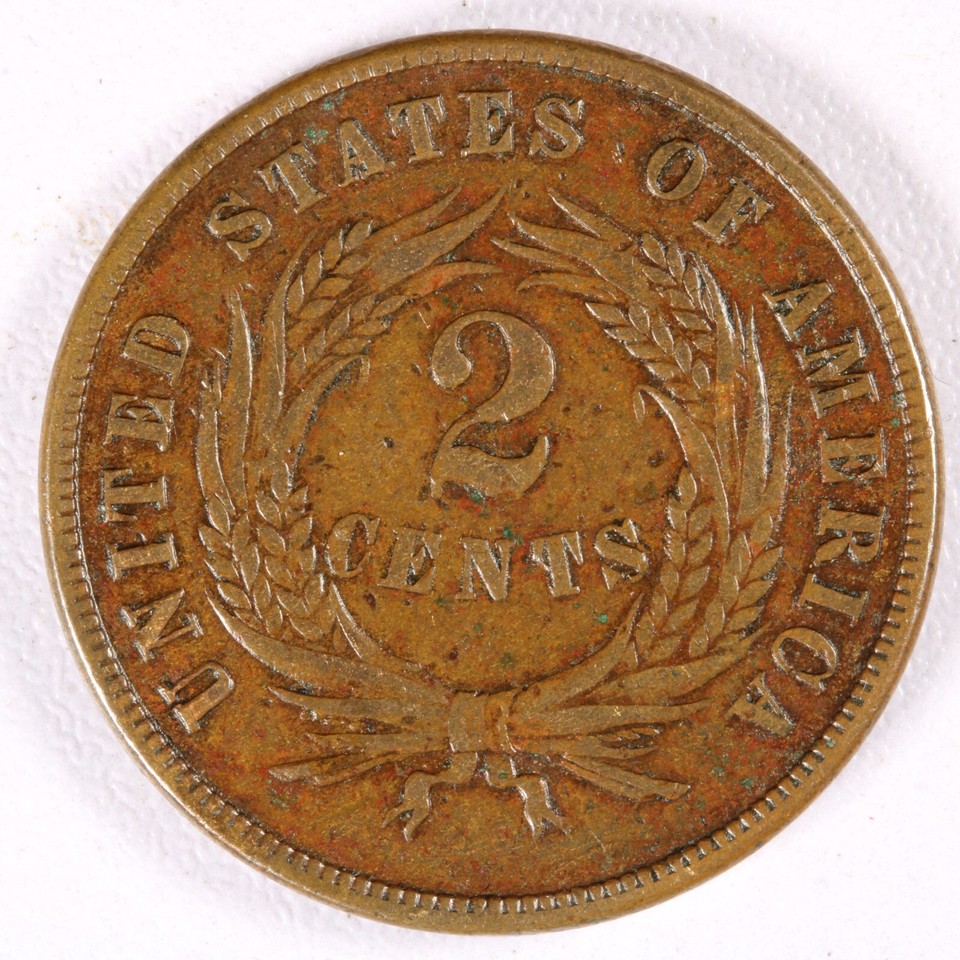 1870 2c Piece - VF Details Enviro Damage | eBay