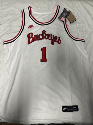 Nike Ohio State Buckeyes #1 Retro Throwback Basketball Jersey Men’s ...