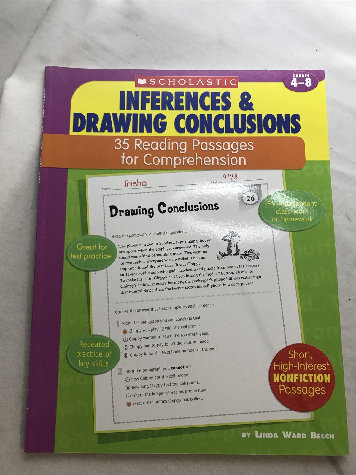 35 Reading Passages for Comprehension: Inferences & Drawing Con ...