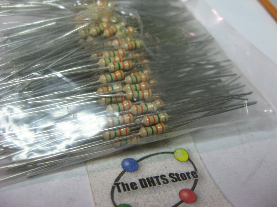 Philips CR-25-B Carbon Film 1/4 Watt Resistor 3300000 Ohm 3M3 5% - NOS ...