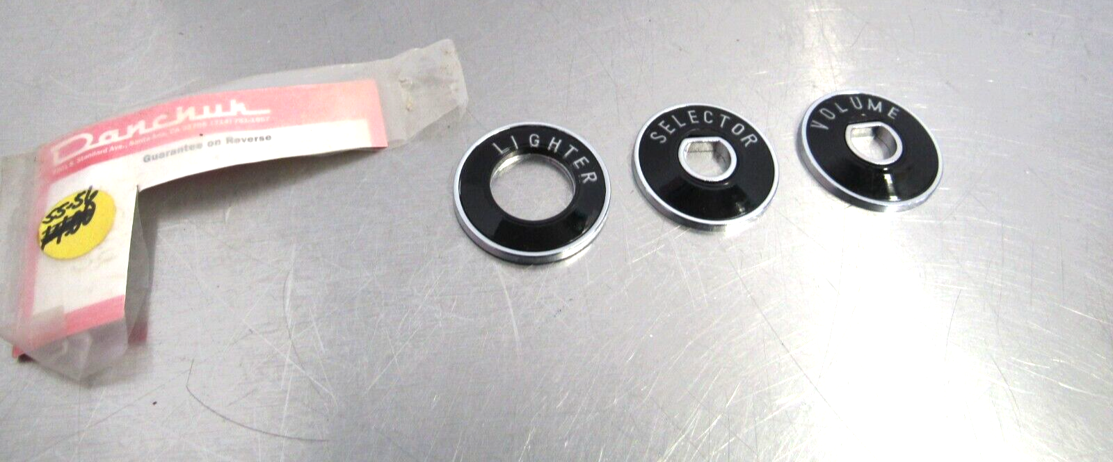 Danchuk 1955 1956 Chevy Belair Selector Lighter Volume Dash Bezel ...