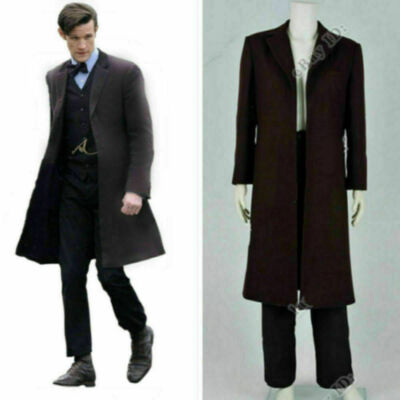Who is Doctor The Doctor Who Dr.11th Matt Smith Trench suit Cosplay ...