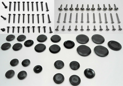63 INTERIOR RESTORATION SCREWS & 25 SHEET METAL PLUGS FOR CLASSIC CARS ...
