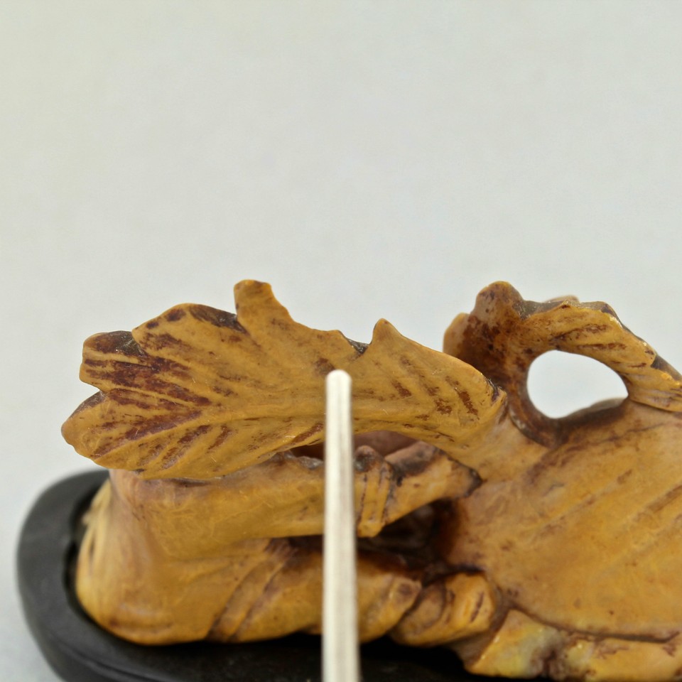 Old or Antique Chinese Soapstone Carving Boy with Turnip - #1 - statue ...