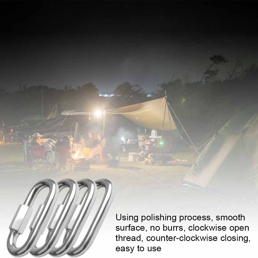 Stainless Steel Quick Connect Opening Chain Link Outdoor Tool Coupler ...