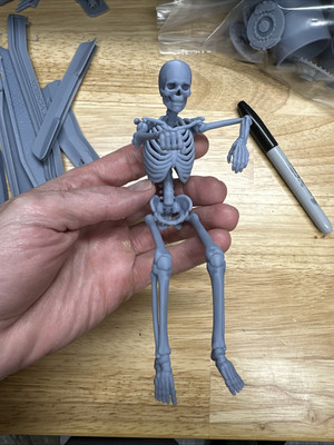 1/12 scale 3-D printed skeleton driver | eBay