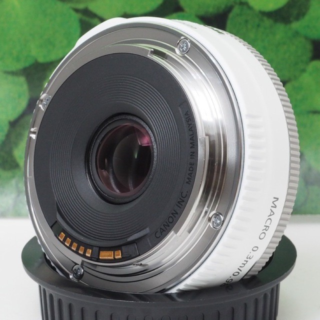 condition Canon EF40mmf2.8STM Rare color white God lens for background ...
