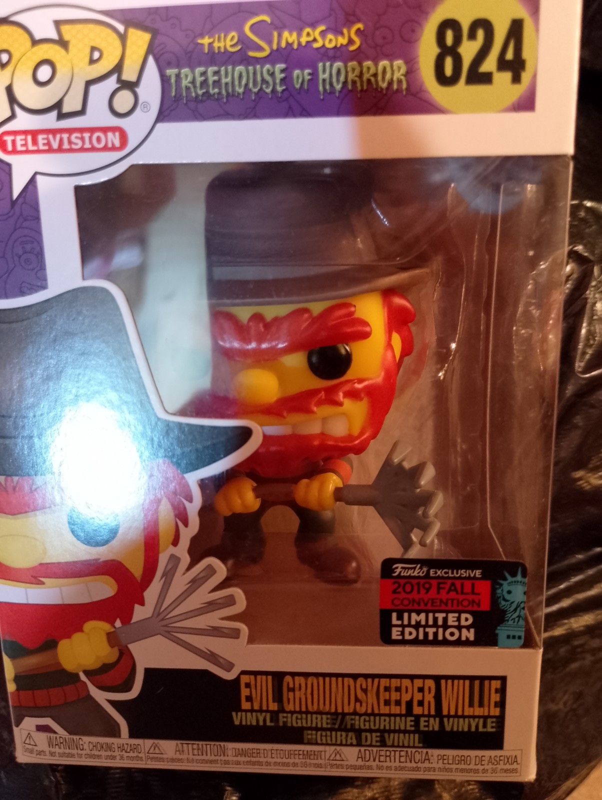 Funko Pop! The Simpsons Evil Groundskeeper Willie #824 2019 NYCC ...