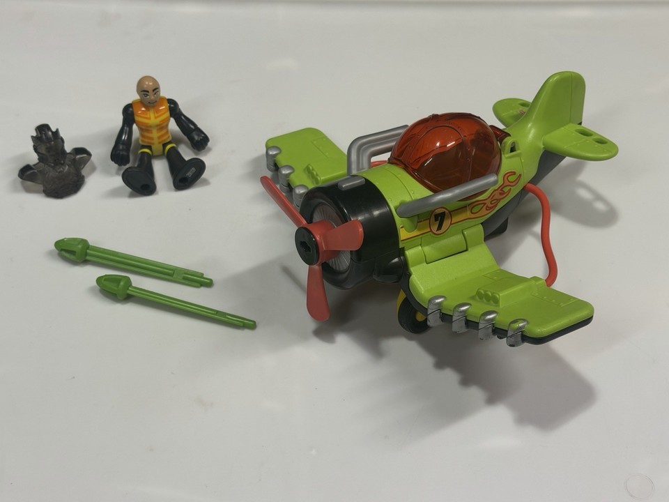 Fisher-Price Imaginext Sky Racers Green Airplane Target Exclusive, 2010 ...