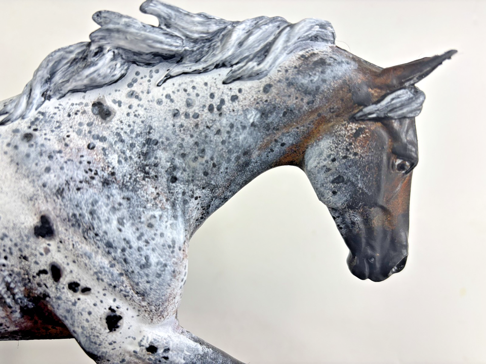 Customized Breyer Traditional "Dundee" Customized to Bay Semi-leopard ...