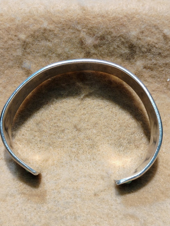 VINTAGE ~ NAVAJO ~ TURQUOISE & STERLING SILVER CUFF BRACELET (j) | eBay
