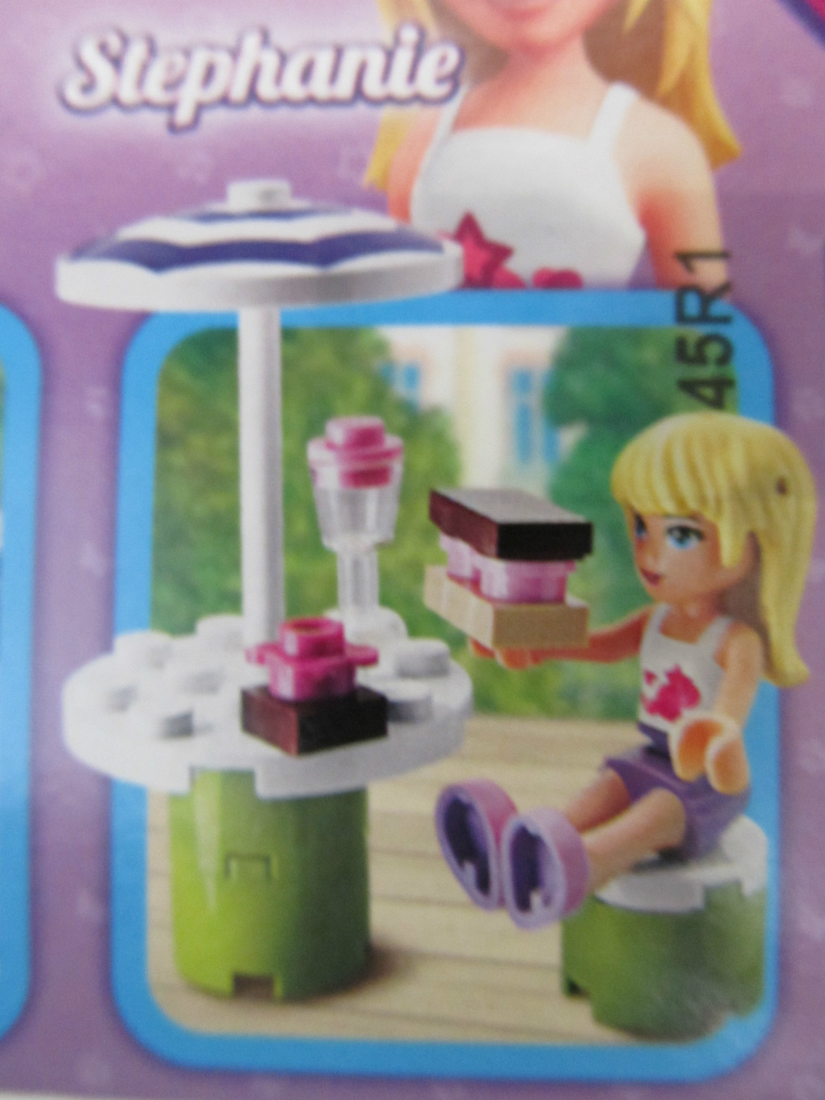 LEGO FRIENDS Stephanie's Outdoor Bakery #3930 45 pc set Age 5 ...