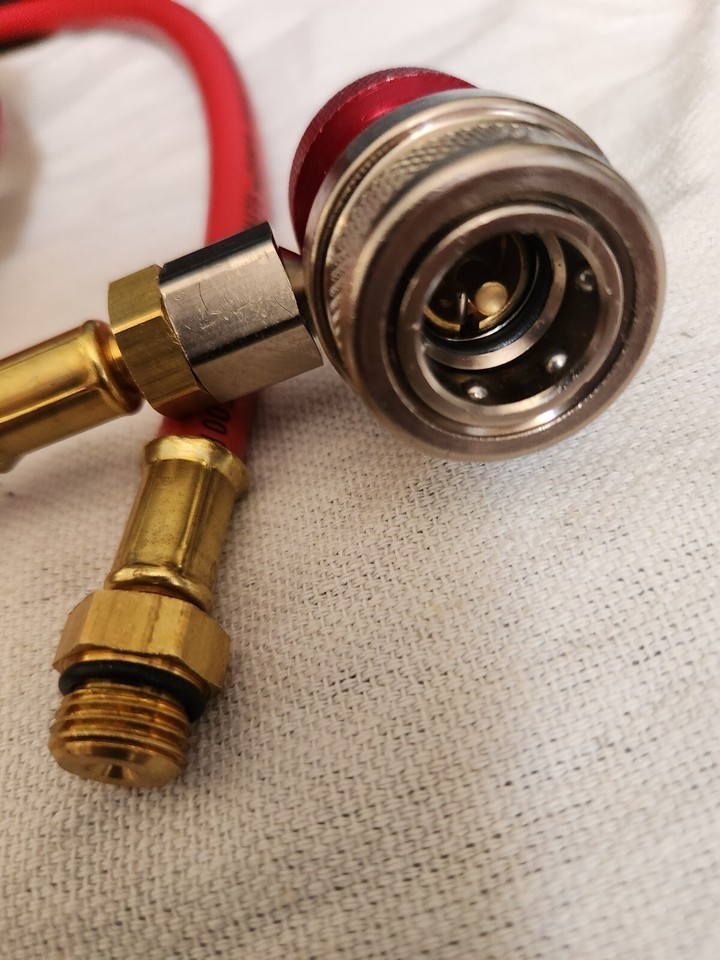 Robinair AC Enviro-Guard Hose for R134a 108", Red High Side Made in USA ...