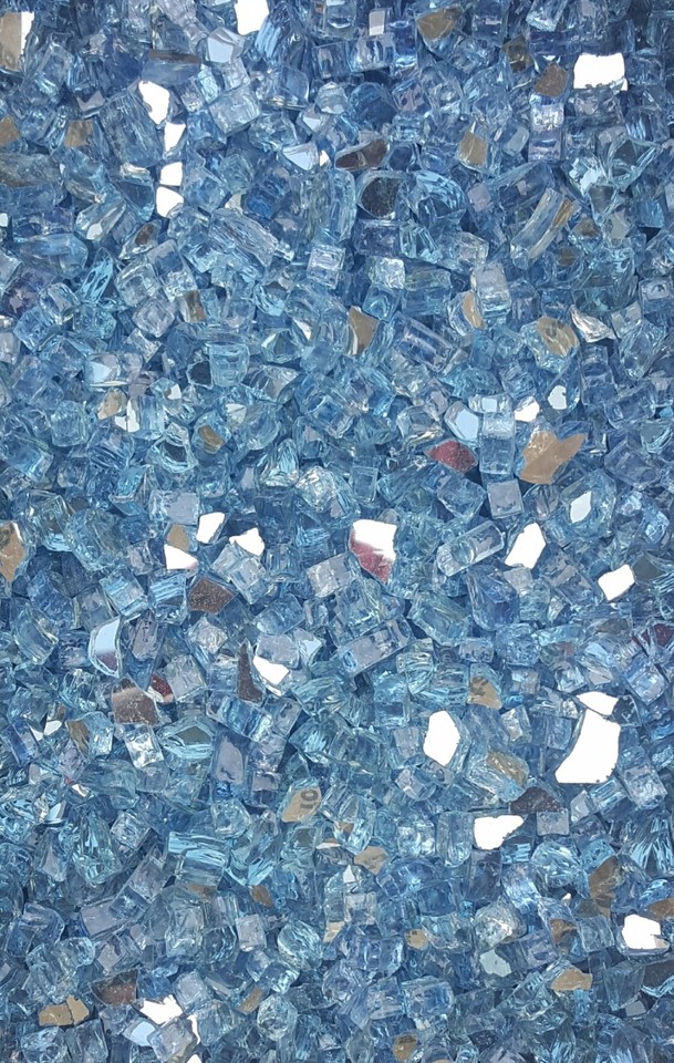 Reflective Tempered Fire Glass for Fireplace Fire Pit and Landscaping 1 ...