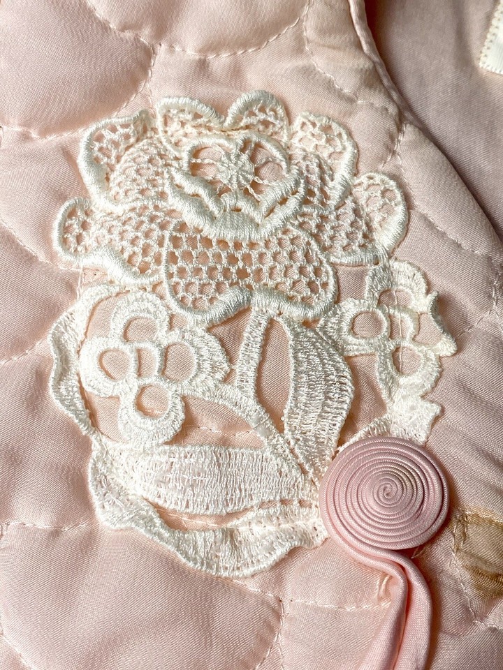 Vintage Barbizon Boudoir Jacket Bed Coat 1960s Dream Puff Pinup Pink ...