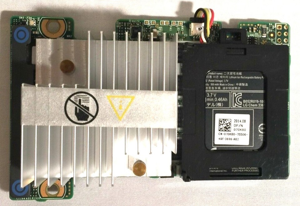 Dell Poweredge PERC H710P 6Gb/s Mini Mono 1GB RAID Controller W ...