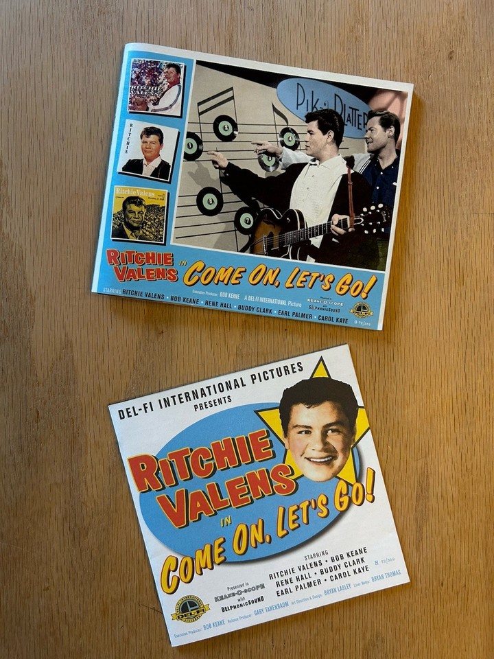 Ritchie Valens In Come On Let's Go 3 CD's Box Set W/ Cards Books ...