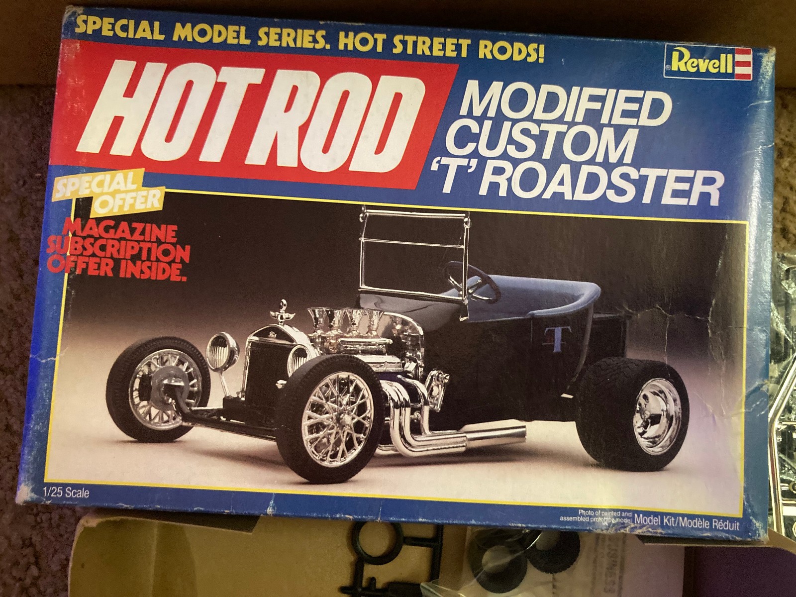 Revell Hot Rod Modified Custom T Roadster 1/25 | eBay
