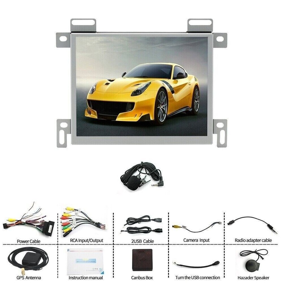 For Jeep Dodge Chrysler 8.4" Touch Screen Android Radio Stereo Carplay ...