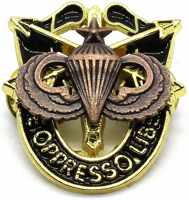Special Forces Sr Jump Wing Crest DI Hat Pin US Army Airborne ODA GOLD ...