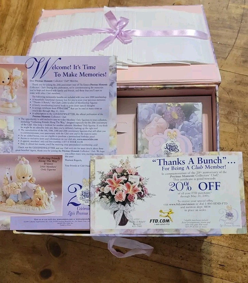Precious Moments "My Precious Memories Box" with Photo Album Inside ...