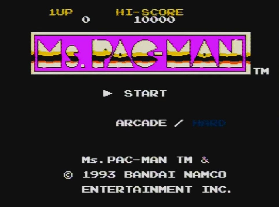 Ms. Pacman Gaming System | MSi TV Arcade Plug And Play Into Your TV ...