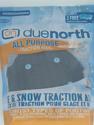 DueNorth Oversized Ice Snow Traction Aids Over Shoe Boots Snow Ice | eBay