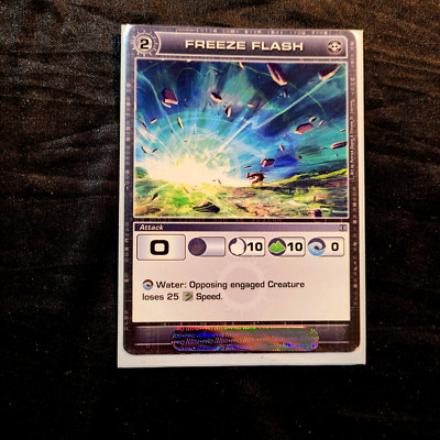 Chaotic Card #41/100 Freeze Flash Common Zenith of the Hive💥SHIP'N ...