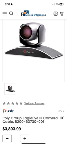 Polycom HDX 7000-720 Video Conferencing Equipment with Eagleeye HD ...