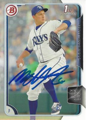 Matt Andriese Tampa Bay Rays 2015 Bowman Rookie Signed Card | eBay