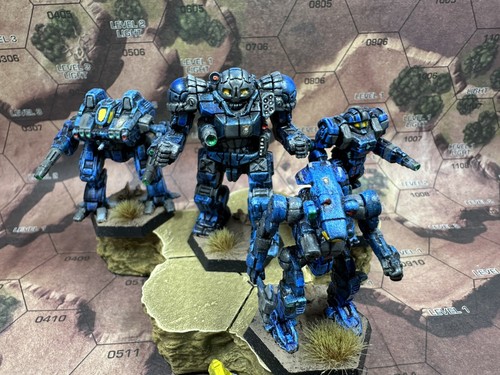 Pro Painted Battletech Battlemech Lance Hansen’s Rough Riders | eBay