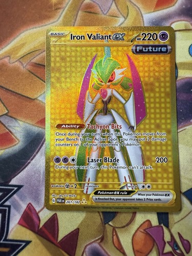 Pokémon TCG Iron Valiant ex Paradox Rift 261/182 Holo Hyper Rare NM | eBay