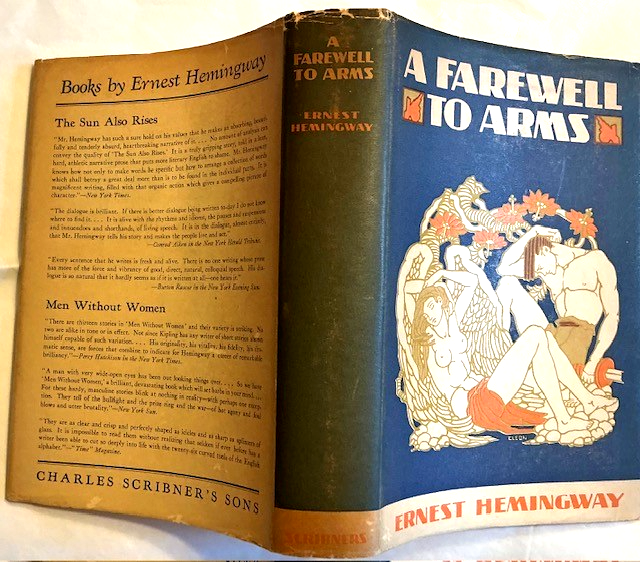 STUNNING GRAIL COPY A Farewell to Arms Ernest Hemingway DJ FIRST ISSUE ...