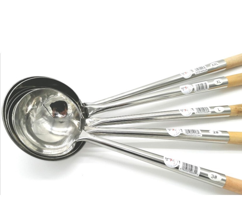 6 oz Chinese Cooking Ladle *(Width: 4-1/4" x Length: 17") Size: Small ...
