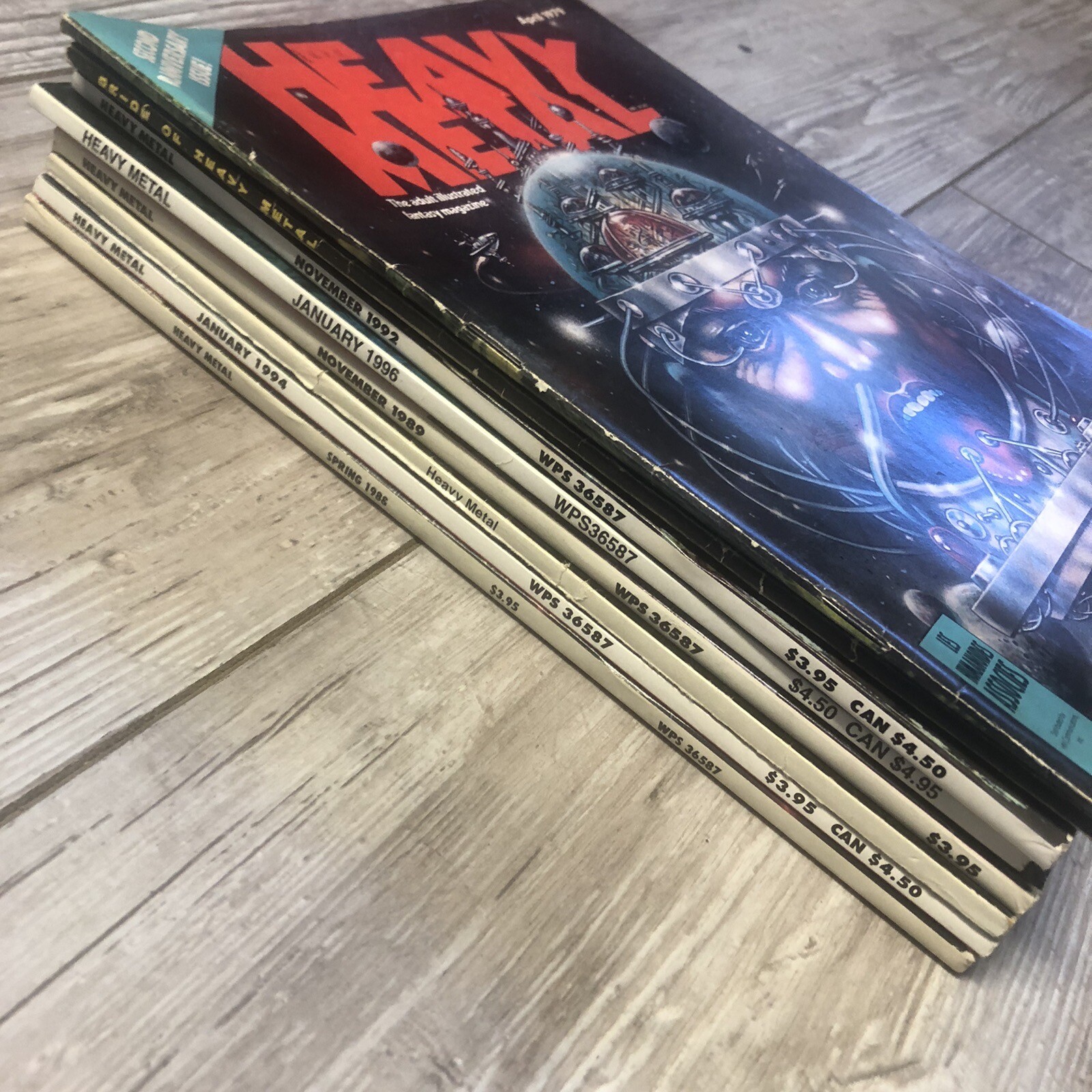 Vintage Heavy Metal Magazine Lot - 8 Pieces 1979-1996 | eBay
