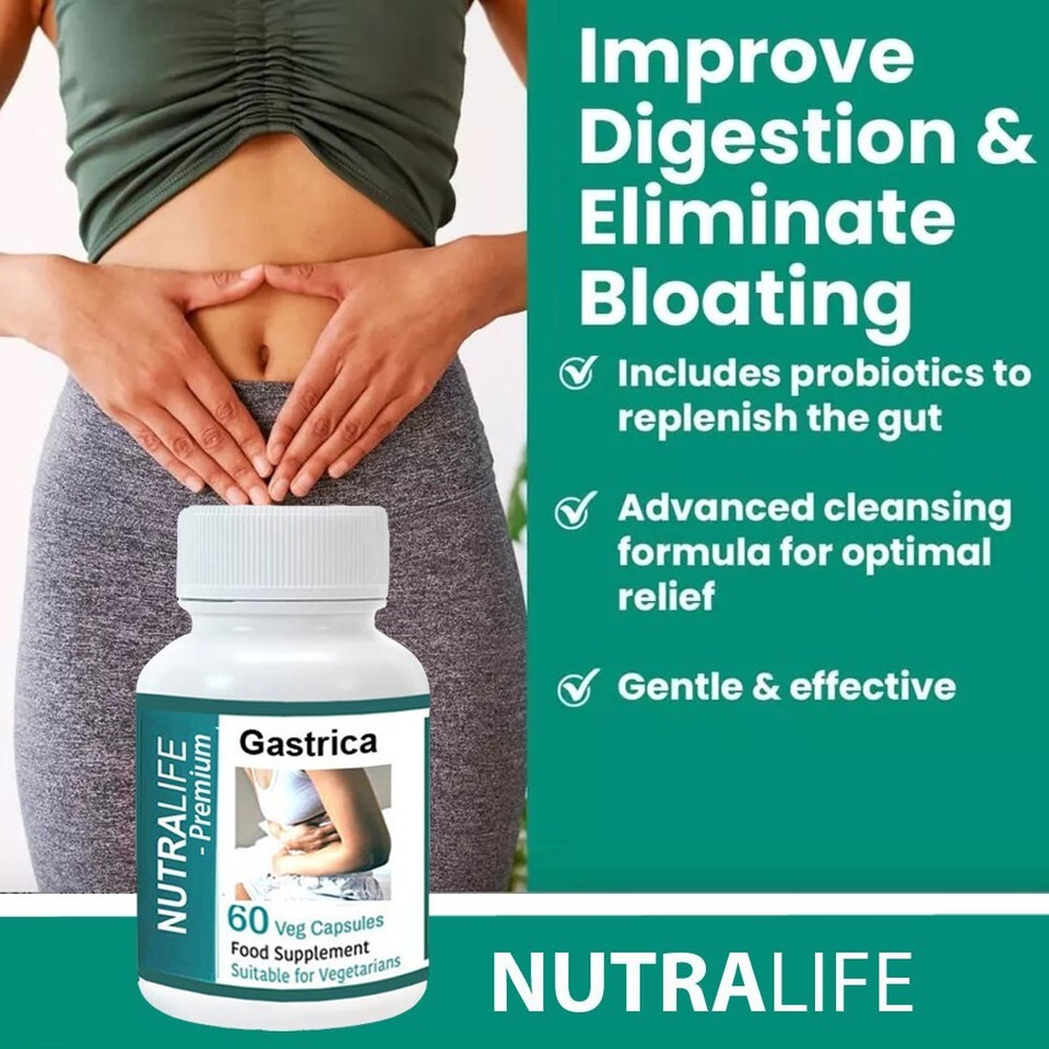 ULCERAS GASTRICAS NATURAL 60 CAPSULAS GASTRIC ULCERS 500MG Burning ...