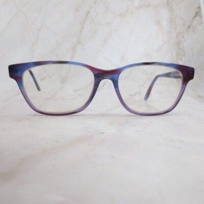Scott Harris Europa Eyeglasses Frame SH-462 C3 Women's Blue Full Rim 52 ...