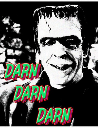 Herman Munster DARN DARN DARN t-shirt 100% cotton | eBay