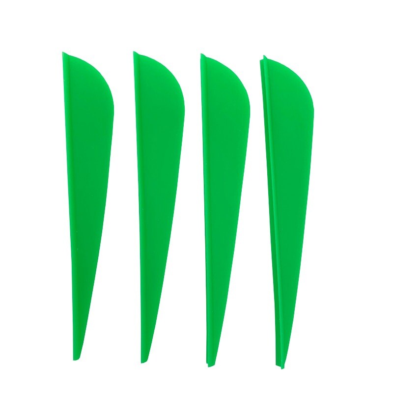 50pcs 3" 4"Archery Rubber Arrow Vanes Fletches Feather Fletching DIY ...