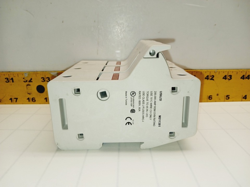 NEW FERRAZ SHAWMUT 60 AMP FUSE HOLDER 600 VAC 3 POLE US6J3I | eBay