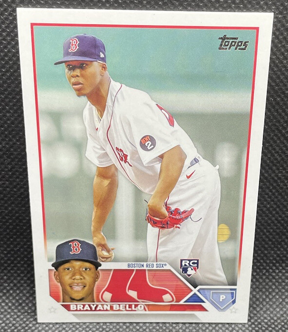 Brayan Bello ROOKIE CARD QUANTITY 2023 Topps Series 1 185 Boston Red ...