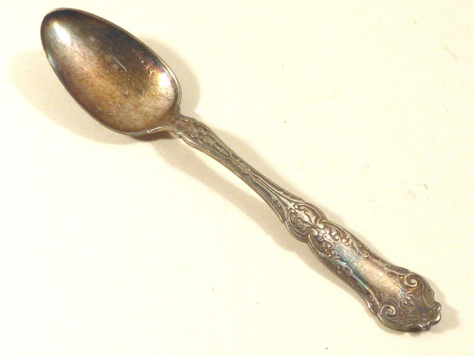 ANTIQUE VINTAGE OVAL SOUP SPOON 1835 R. WALLACE SILVER PLATE | eBay