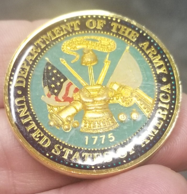 US Army Challenge Coin Adjutant General's Corps Regiment - Smooth Epoxy ...