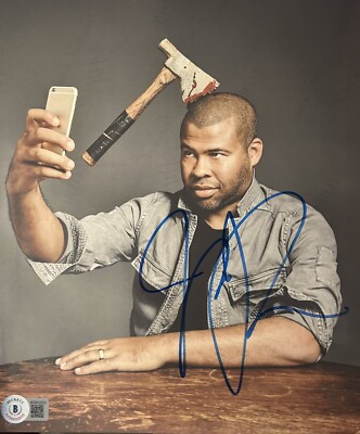 Jordan Peele Signed 8x10 US Get Out Autograph Oscar Winner Beckett BAS ...