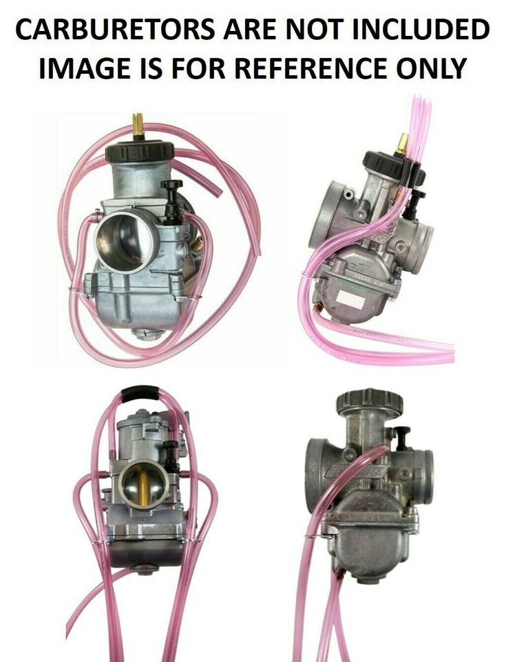 CARBURETOR VENT HOSE OVERFLOW FACTORY PINK FOR KEIHIN CARB YAMAHA YZ125 ...