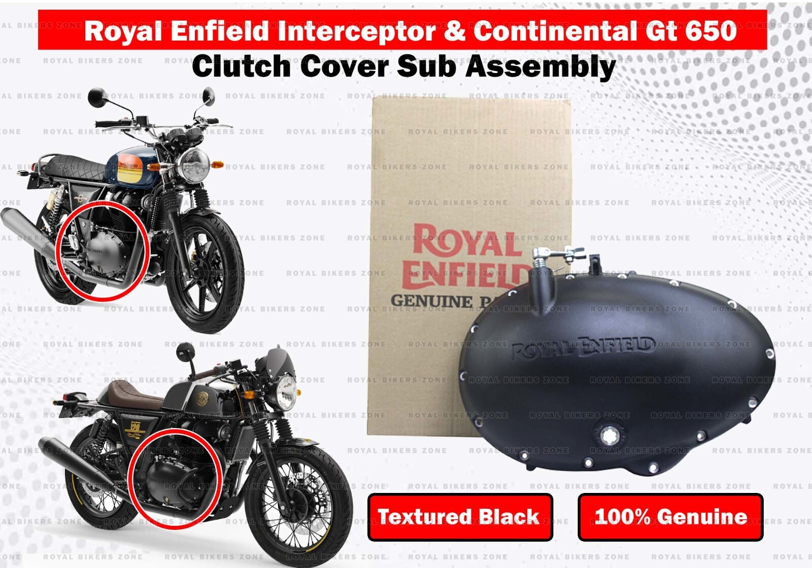 Royal Enfield "Clutch Cover Sub Assembly For Interceptor & Continental Gt 650" | eBay
